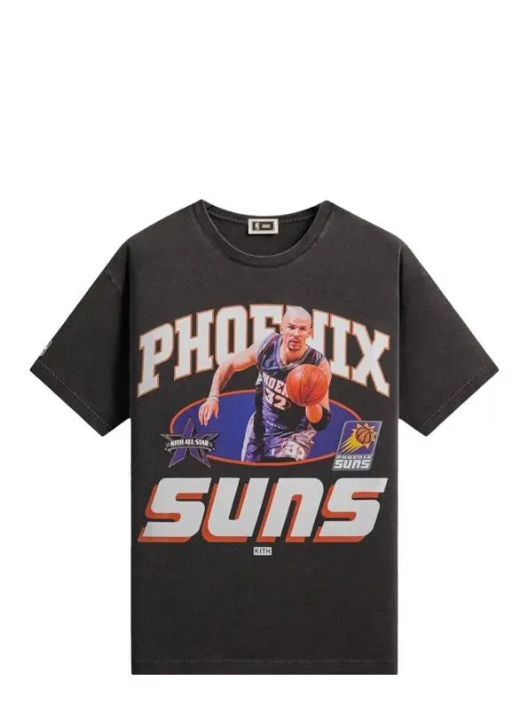Kith Nba Allstar Phoenix Suns Jason Kidd Vintage Tee Shirt - Black