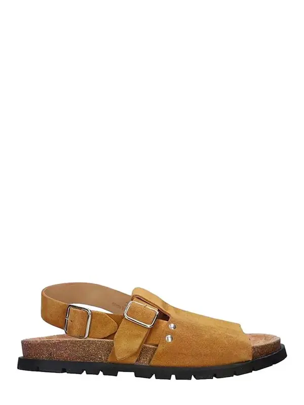 A.p.c. Noe Suede Sandals - Neutrals