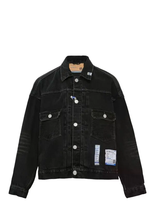 Mihara Yasuhiro Long-sleeve Denim Jacket - Black