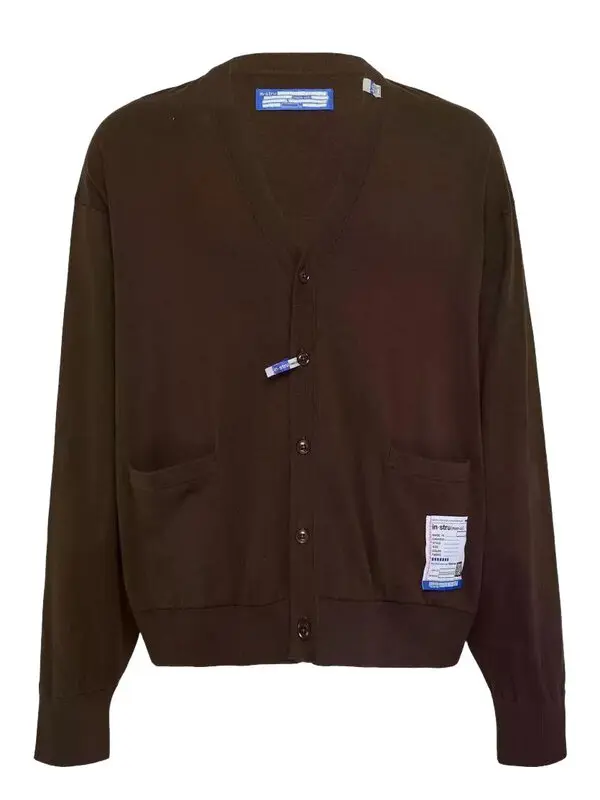 Mihara Yasuhiro V-neck Cardigan - Brown