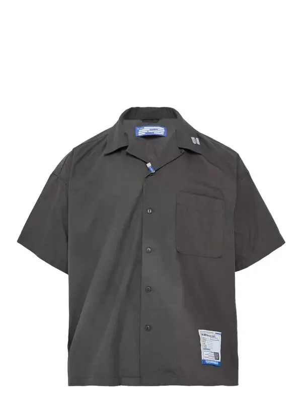Mihara Yasuhiro Short-sleeve Oxford Shirt - Grey