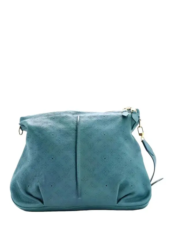 LOUIS VUITTON Selene Handbag Mahina Leather Mm - Green