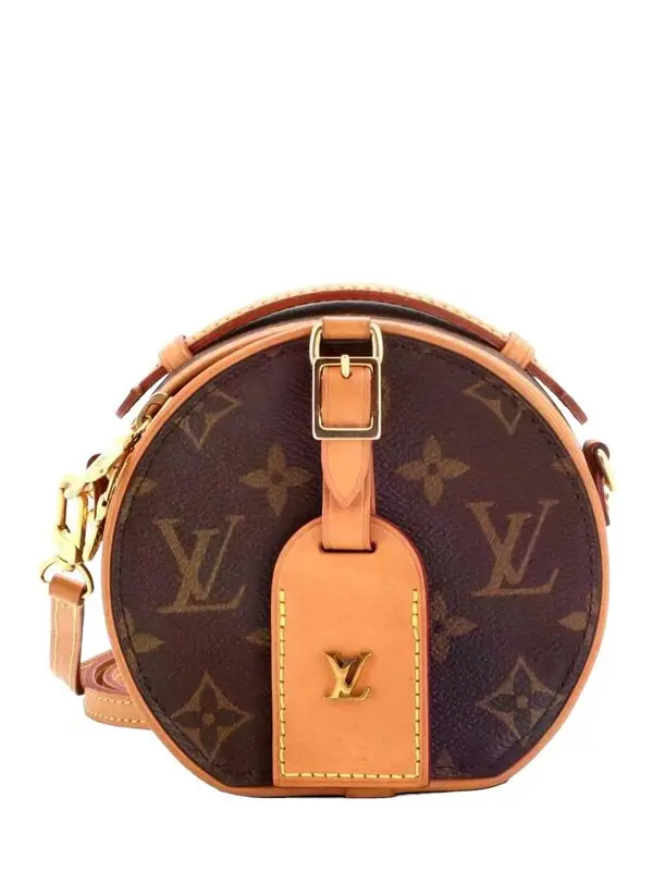 LOUIS VUITTON Mini Boite Chapeau Crossbody Bag Monogram Canvas - Brown
