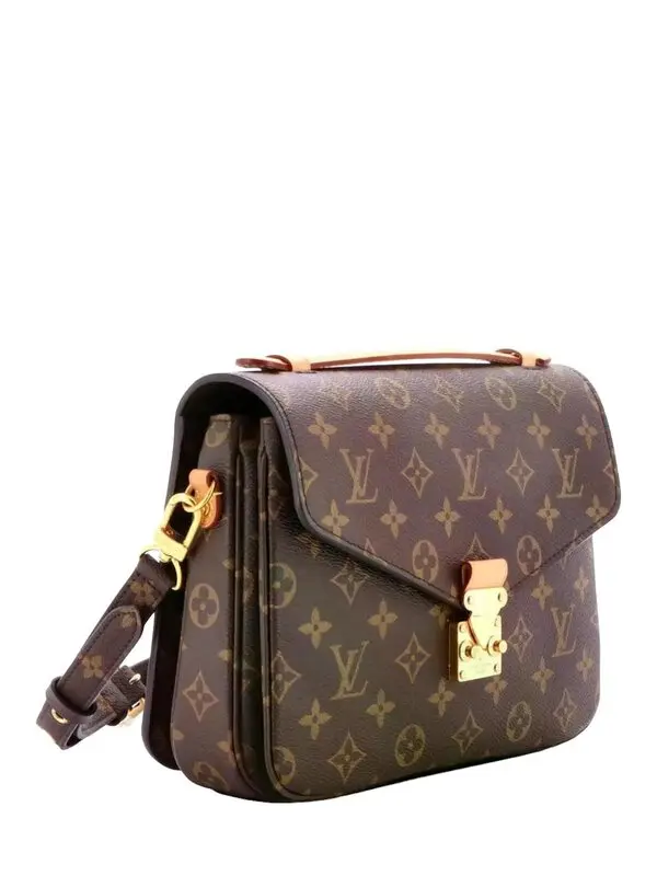 LOUIS VUITTON Pochette Metis Monogram Canvas Crossbody Bag - Brown