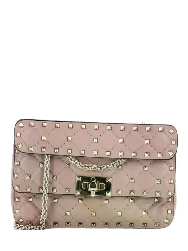 Valentino Garavani Rockstud Spike Flap Bag - Neutrals