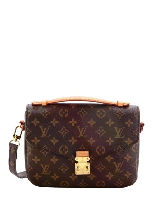 LOUIS VUITTON Pochette Metis Monogram Canvas Crossbody Bag - Brown