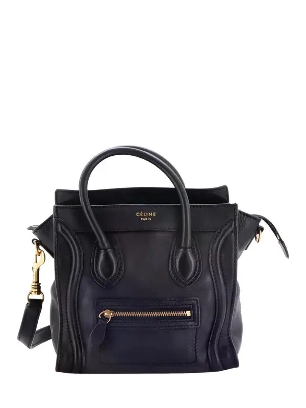 Celine Luggage Nano Crossbody Bag - Black