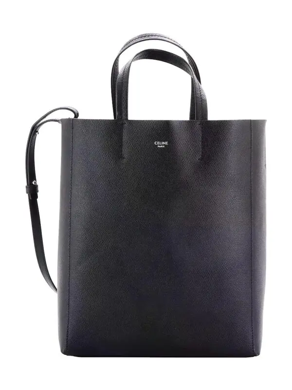 Celine Vertical Cabas Small Tote Bag - Black