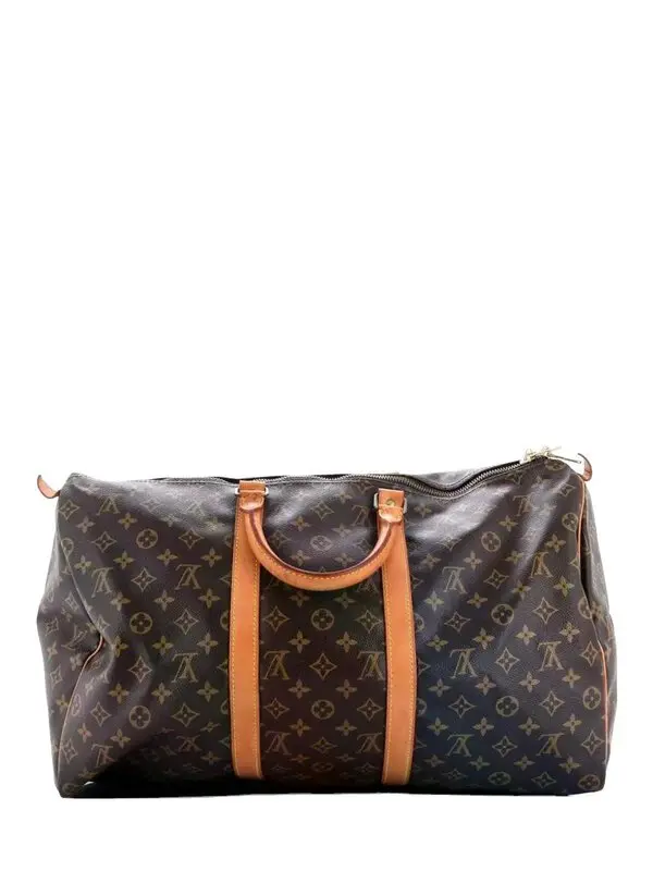 LOUIS VUITTON Keepall 50 Monogram Canvas Travel Bag - Brown