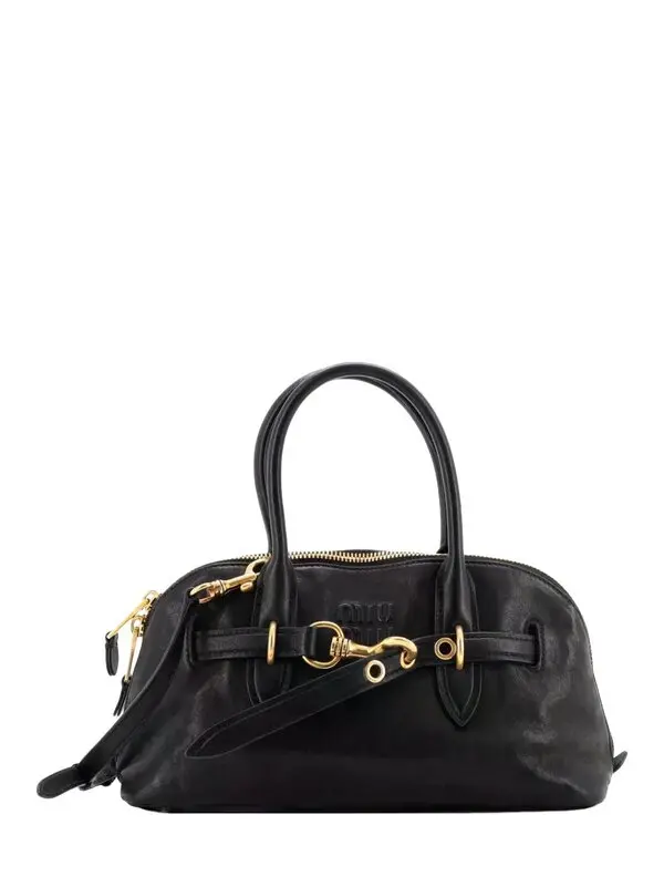 Miu Miu Aventure Top Handle Satchel - Black