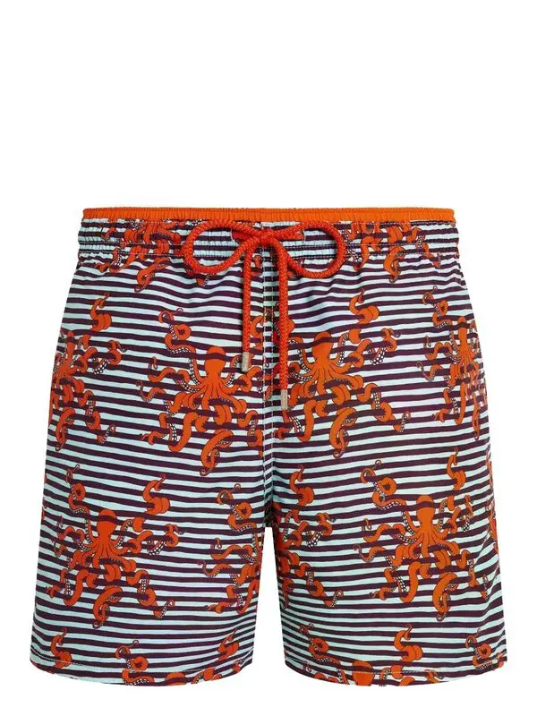 Vilebrequin Octopus Print Swim Shorts - Blue