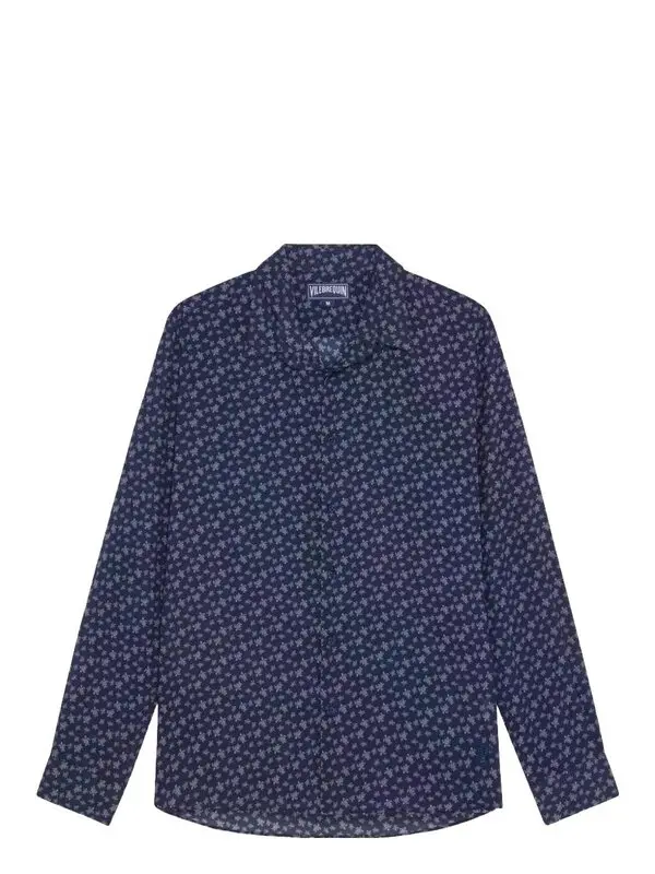 Vilebrequin Printed Long-sleeve Shirt - Blue