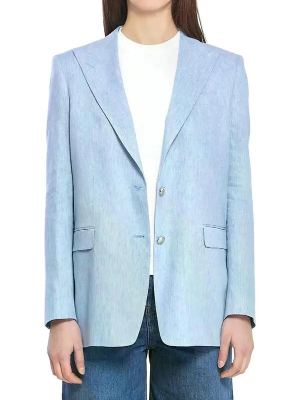 Tagliatore Single-breasted Blazer - Blue