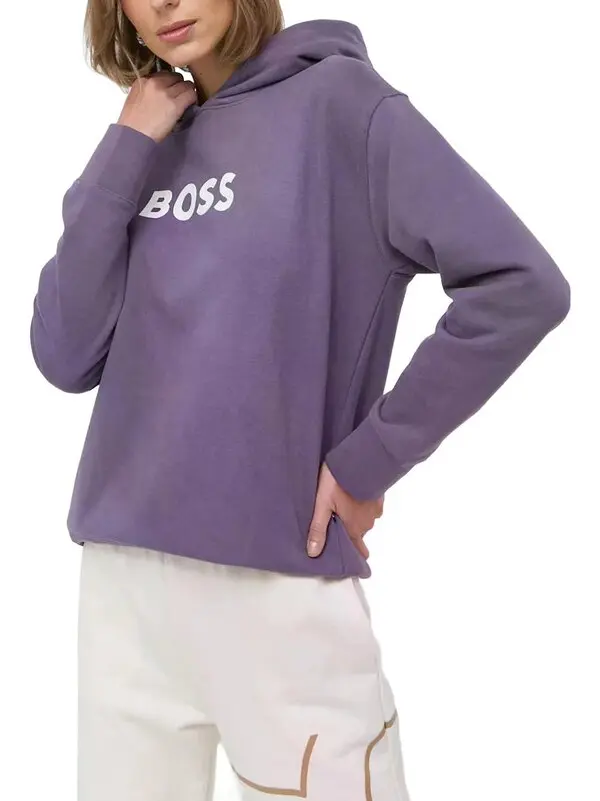 BOSS Logo Hooded Sweatshirt - Purple