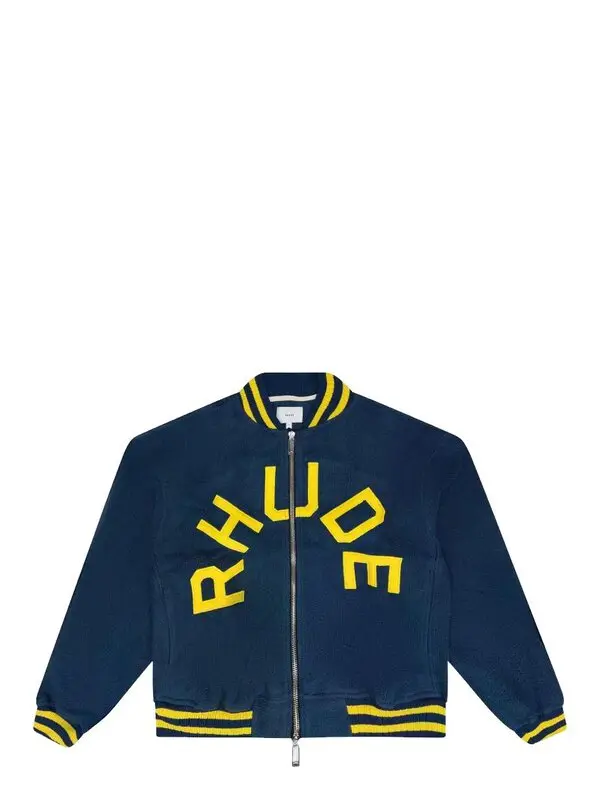 Rhude Oversized Logo Jacket - Blue