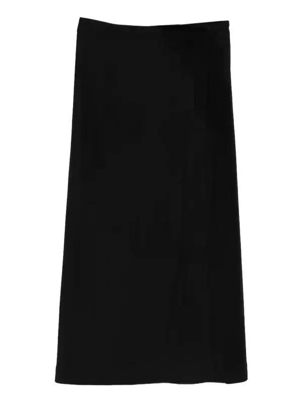 TOTEME Fluid Wrap Skirt - Black