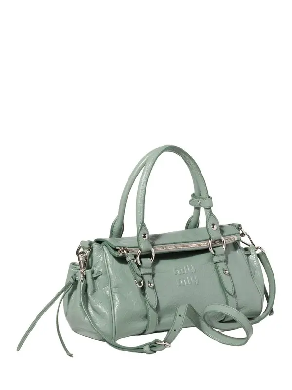 Miu Miu Nappa Leather Handbag - Sage Green