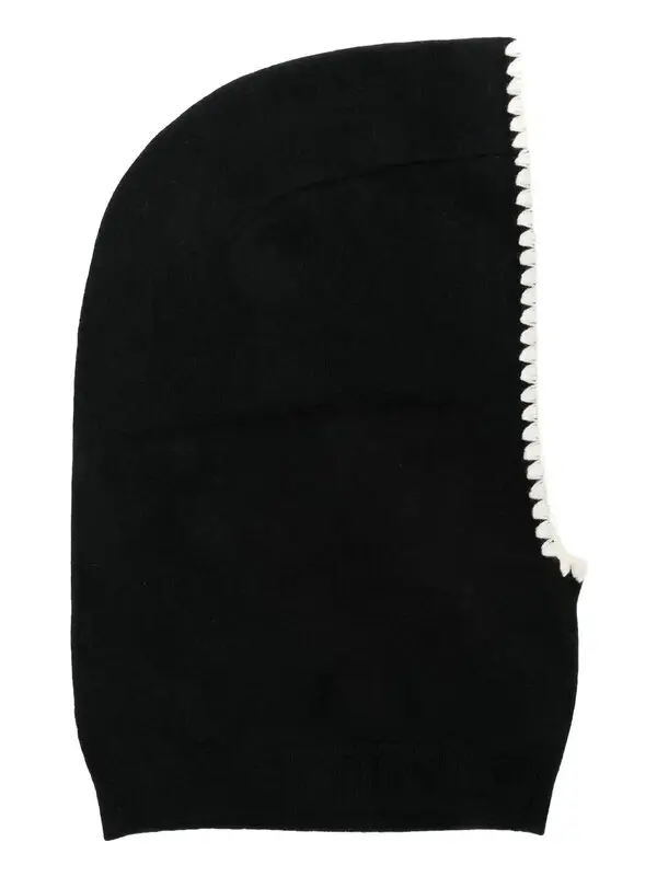 Sandro Crochet-trimmed Wool Balaclava - Black
