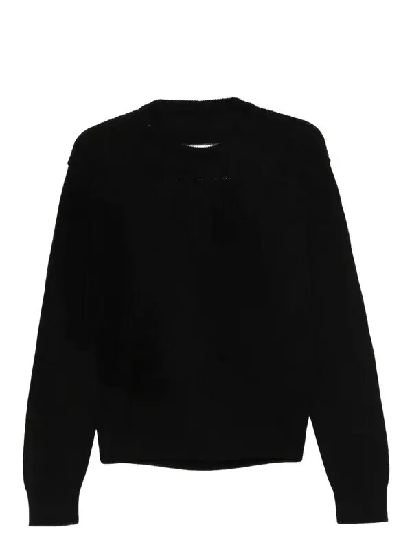 Rick Owens Ribbed Jumper - Black