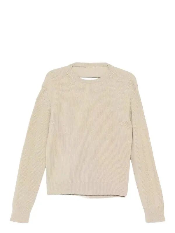 Rick Owens Ribbed Pullover - Neutrals