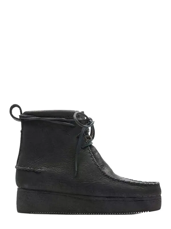 Clarks Lace-up Platform Shoes - Black