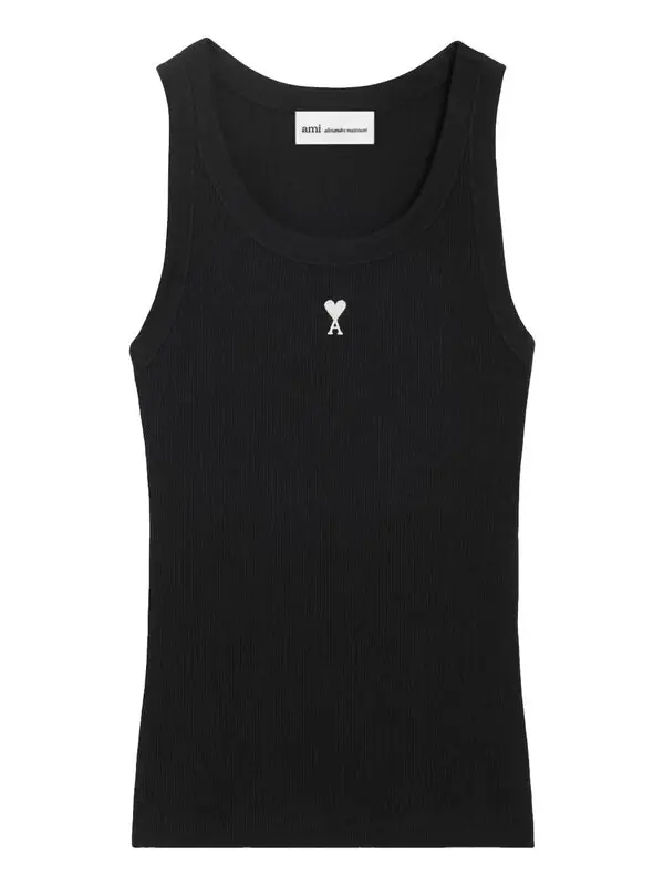 Ami De Coeur Tank Top - Black