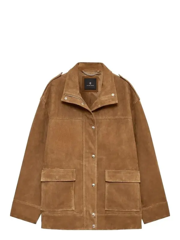 ANINE BING Roux Military Jacket - Brown