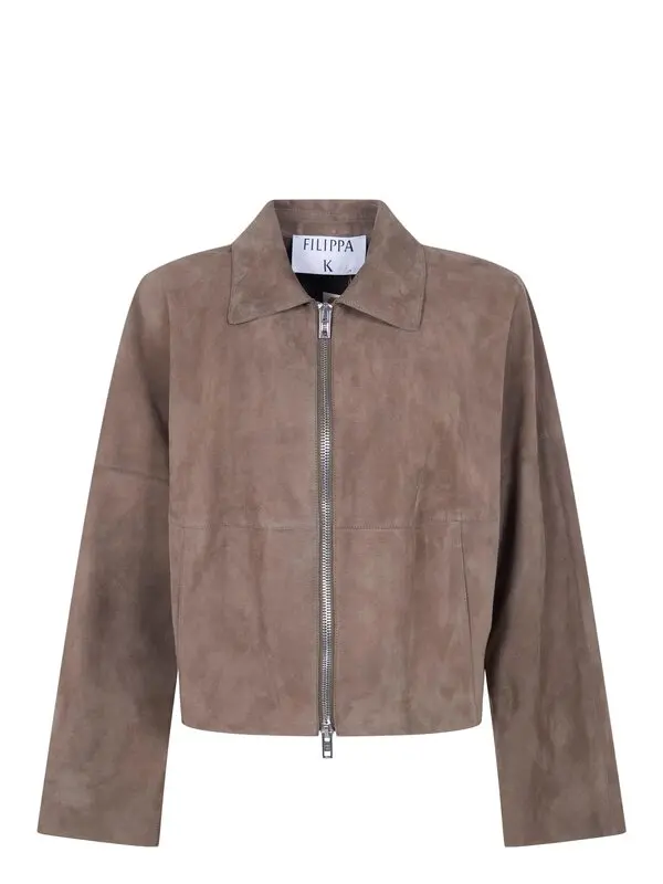 Filippa K Suede Jacket - Green