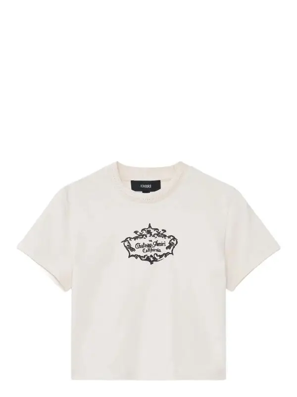 Amiri Chateau Crest T-shirt - White