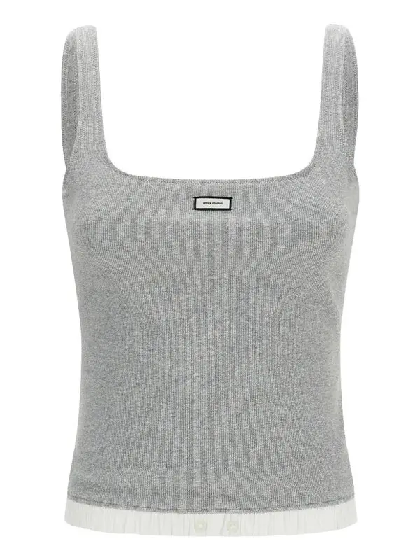 ENTIRE STUDIOS Lounge Tank - Gray