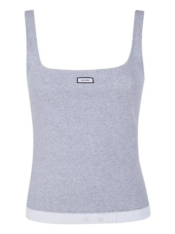 ENTIRE STUDIOS Lounge Tank - Gray