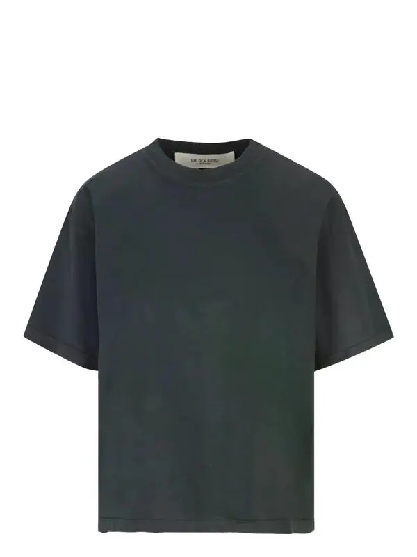 GOLDEN GOOSE Logo Appliqué T-shirt - Grey