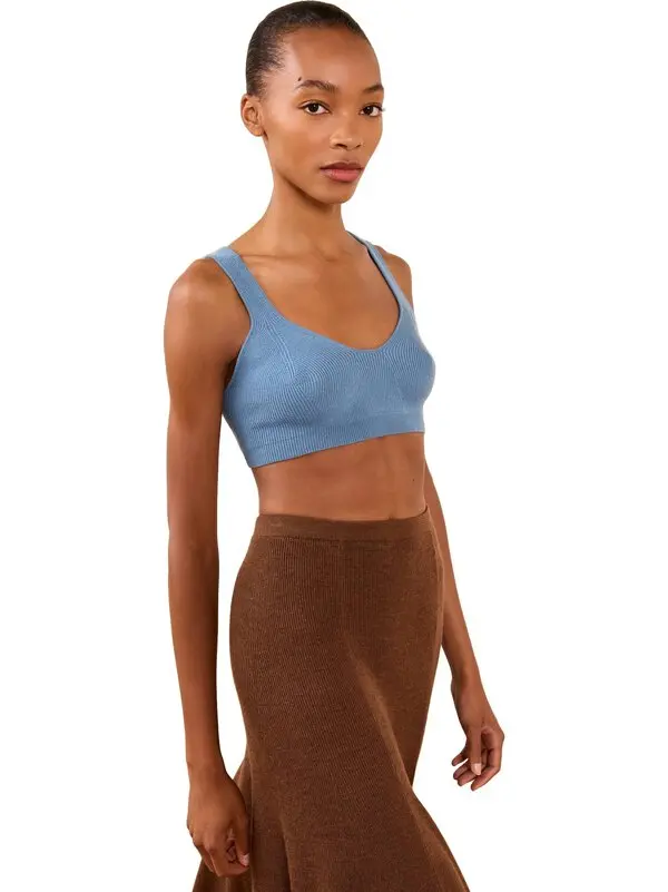 Ulla Johnson Delia Knit Bra - Heron