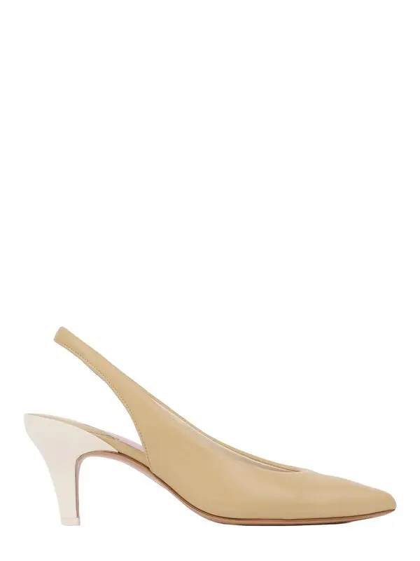 Chloé Suzie Slingback Pumps - Dusty Beige