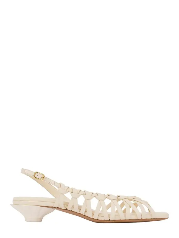 Chloé Estra Strappy Sandals - Soft Ivory