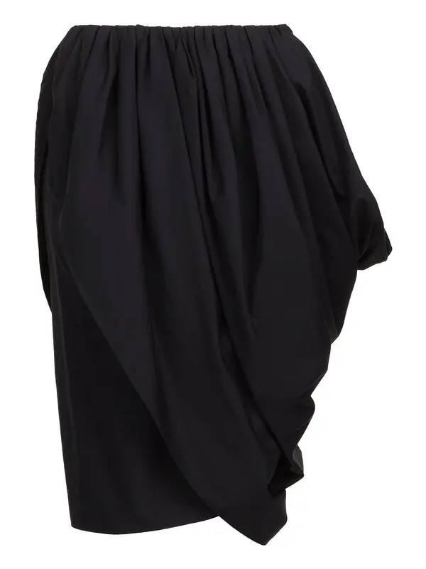 Chloé Knee-length Wrap Skirt - Black
