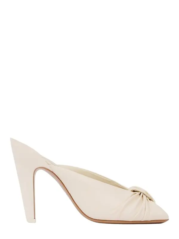 Chloé Suzie Heeled Mule - Soft Ivory