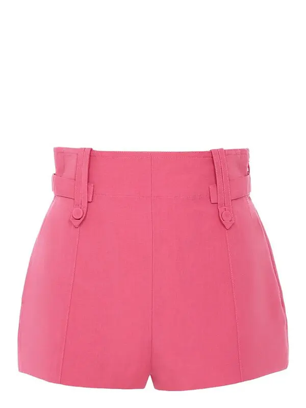 Chloé High-rise Mini Shorts - Raspberry Sorbet