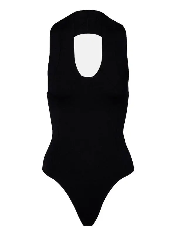 Khaite Halterneck Bodysuit - Black