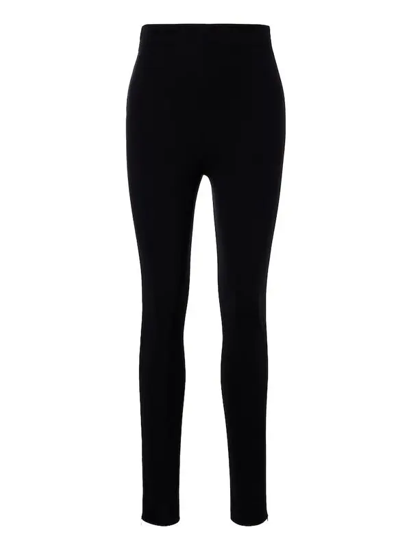 JIL SANDER High-rise Skinny Trousers - Black