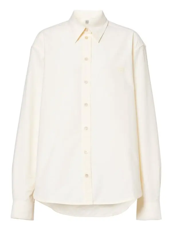 TOTEME Cotton Shirt - Yellow
