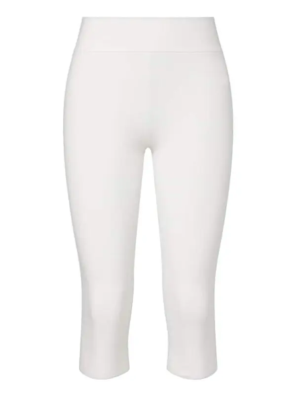 TOTEME Knitted Capri Pants - White