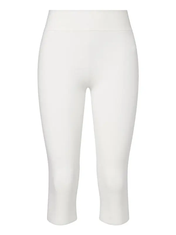 TOTEME Knitted Capri Leggings - White