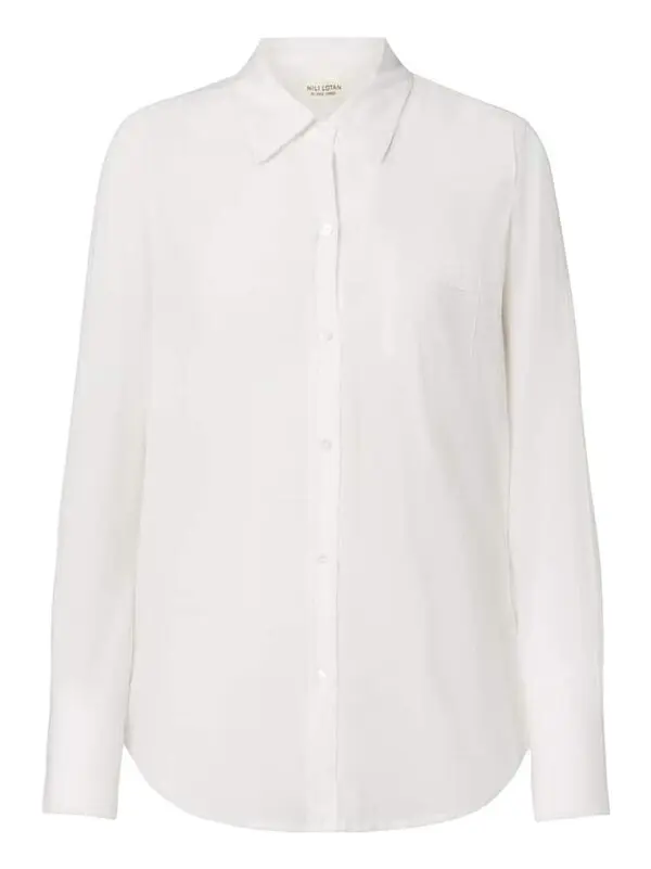 NILI LOTAN Cotton Shirt - White