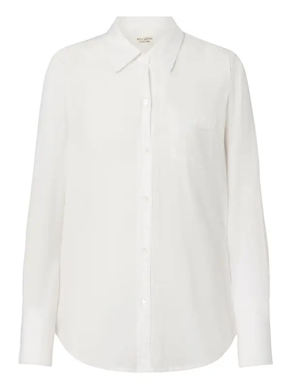 NILI LOTAN Cotton Shirt - White