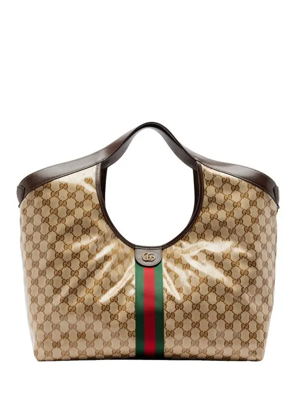 Gucci Giglio Large Tote Bag - Beige