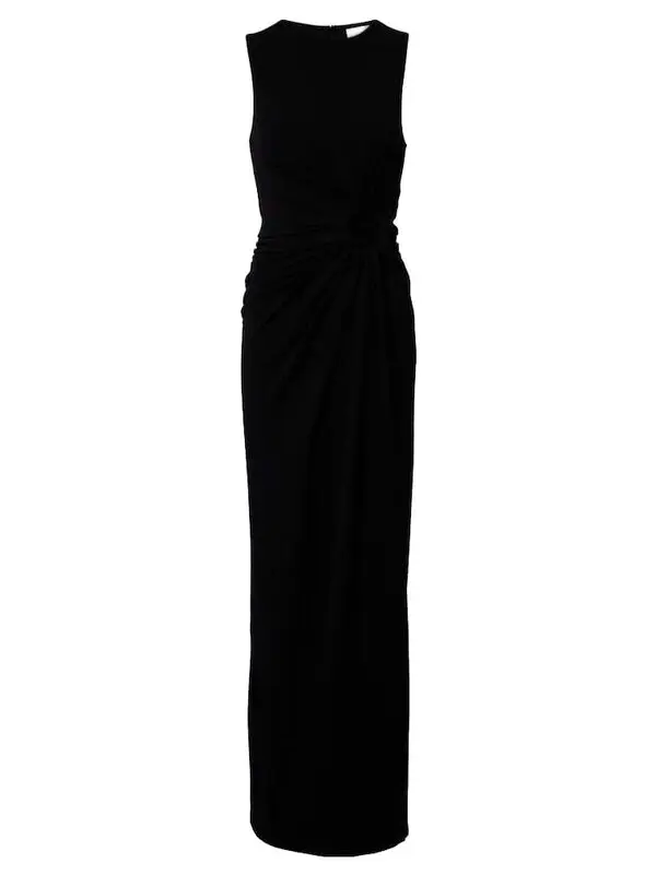 Sportmax Jersey Maxi Dress - Black