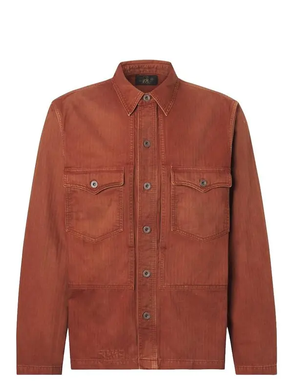 Ralph Lauren Denim Overshirt - Orange