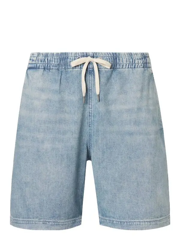 Polo Ralph Lauren Faded Denim Shorts - Blue