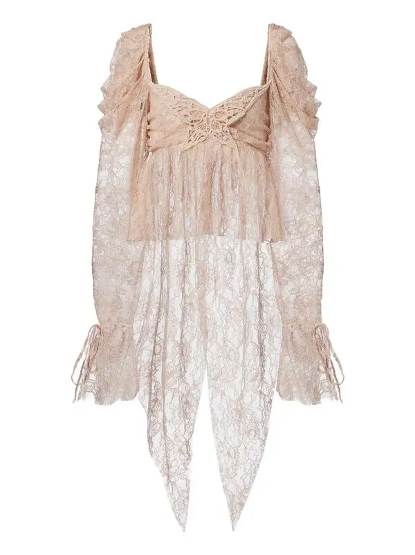 Blumarine Lace Blouse - Pink